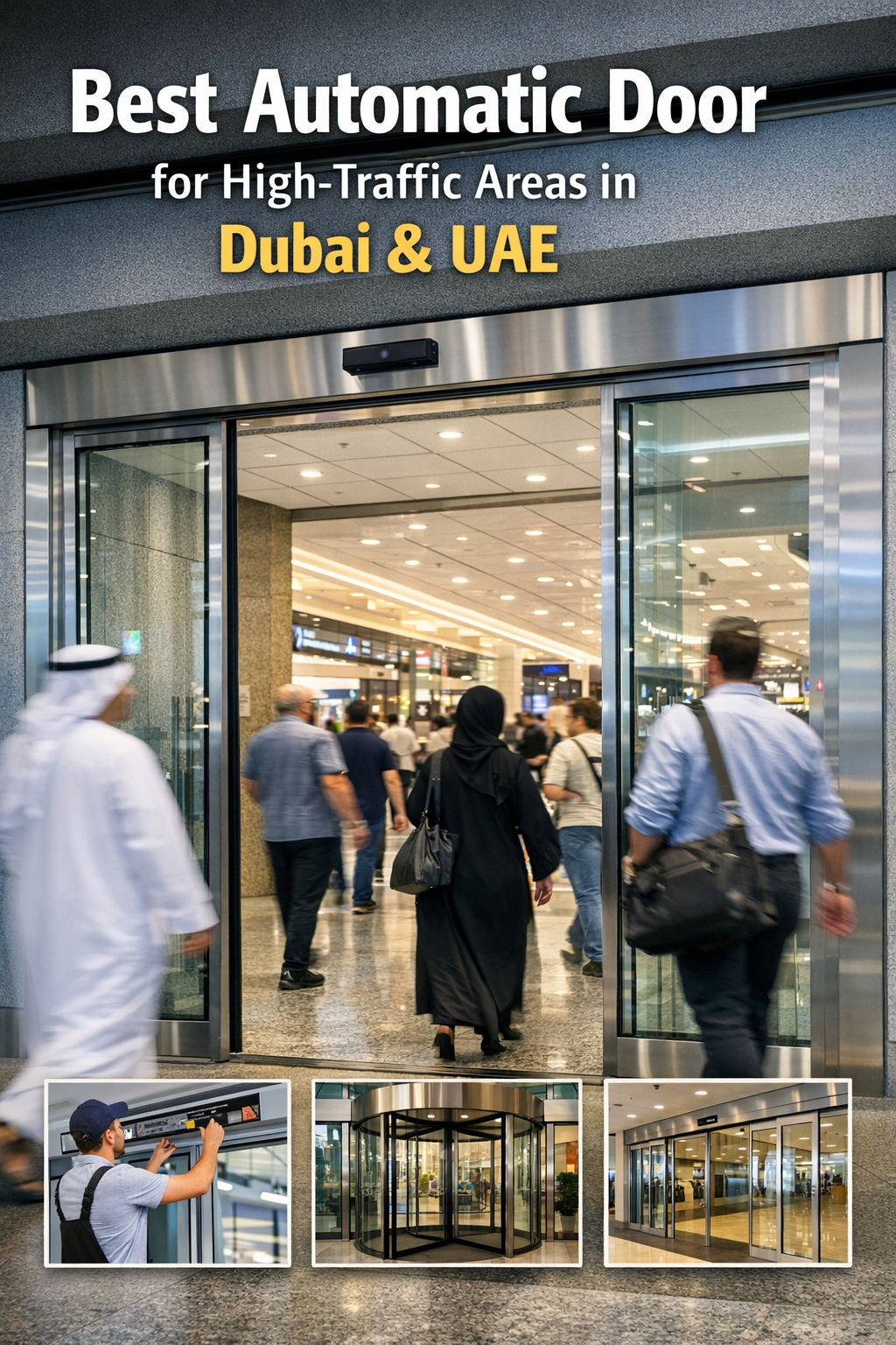 Best Automatic Door for High-Traffic Areas in Dubai & the UAE | Maxwell ...